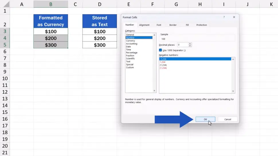 How to Remove Dollar Sign in Excel - EasyClick AcademyEasyClick Academy